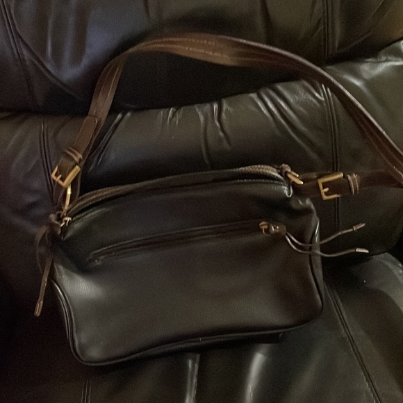 Cl America | Bags | Cl America Hand Bag Strap Brown An Black Hardly ...